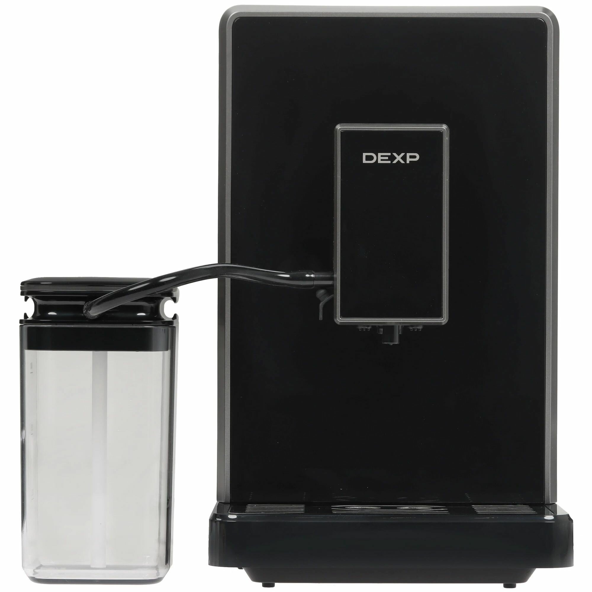 Кофемашина DEXP DAM-201A, сенсорное управление, 15 степеней помола, черная