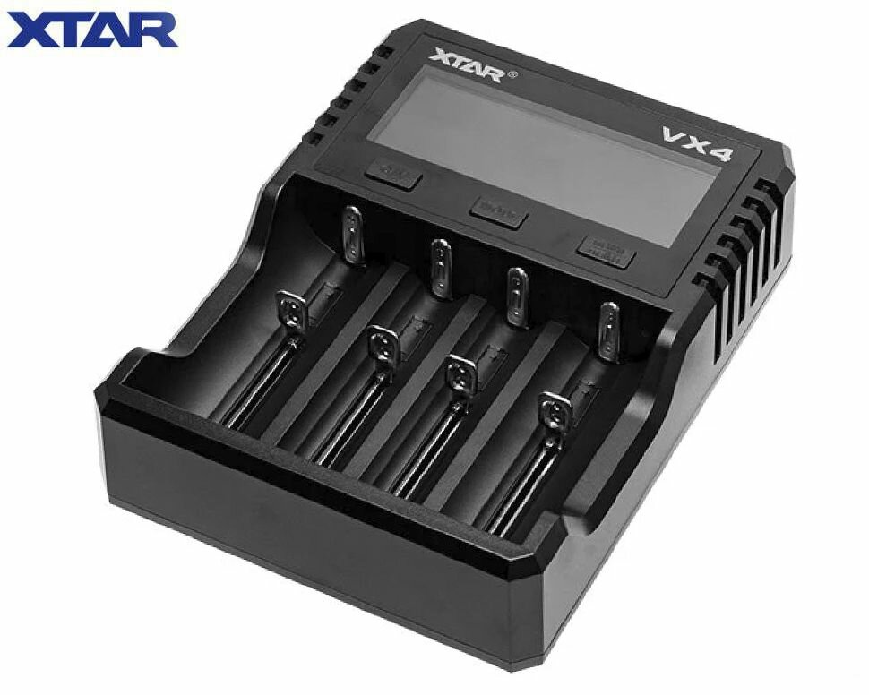 Зарядное устройство XTAR VX4 KIT c адаптером PD20 (для Li-ion/Ni-MH/LiFePO4 аккумуляторов)