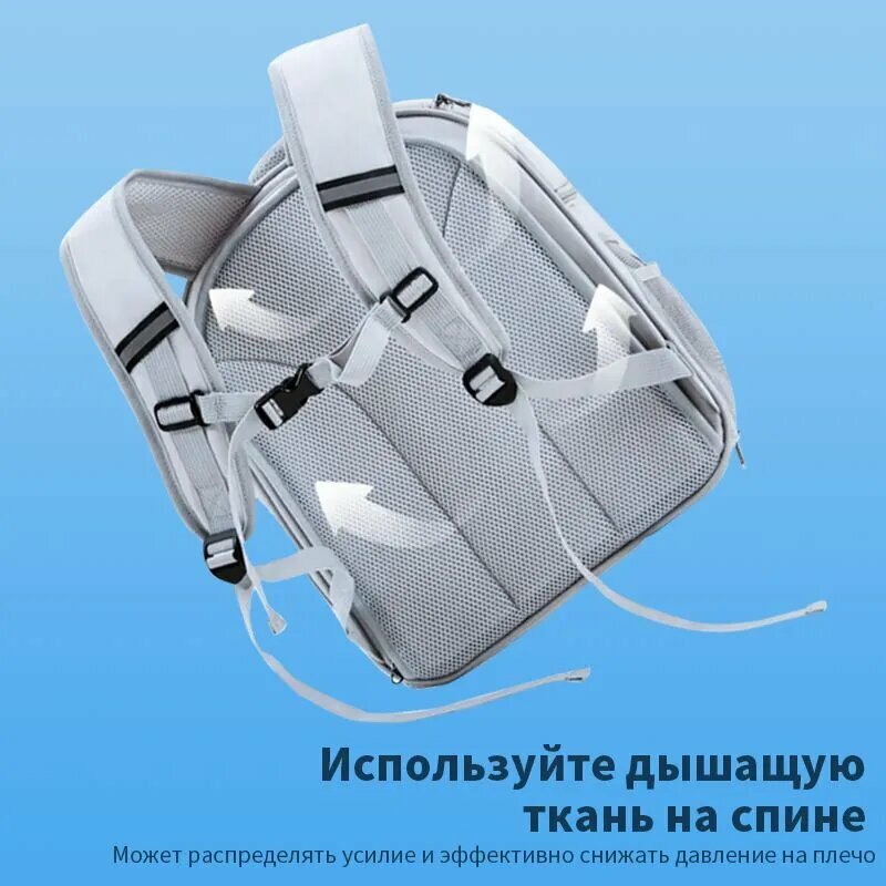 Рюкзак - переноска для кошек и собак раскладная-серый/переноска для кошек