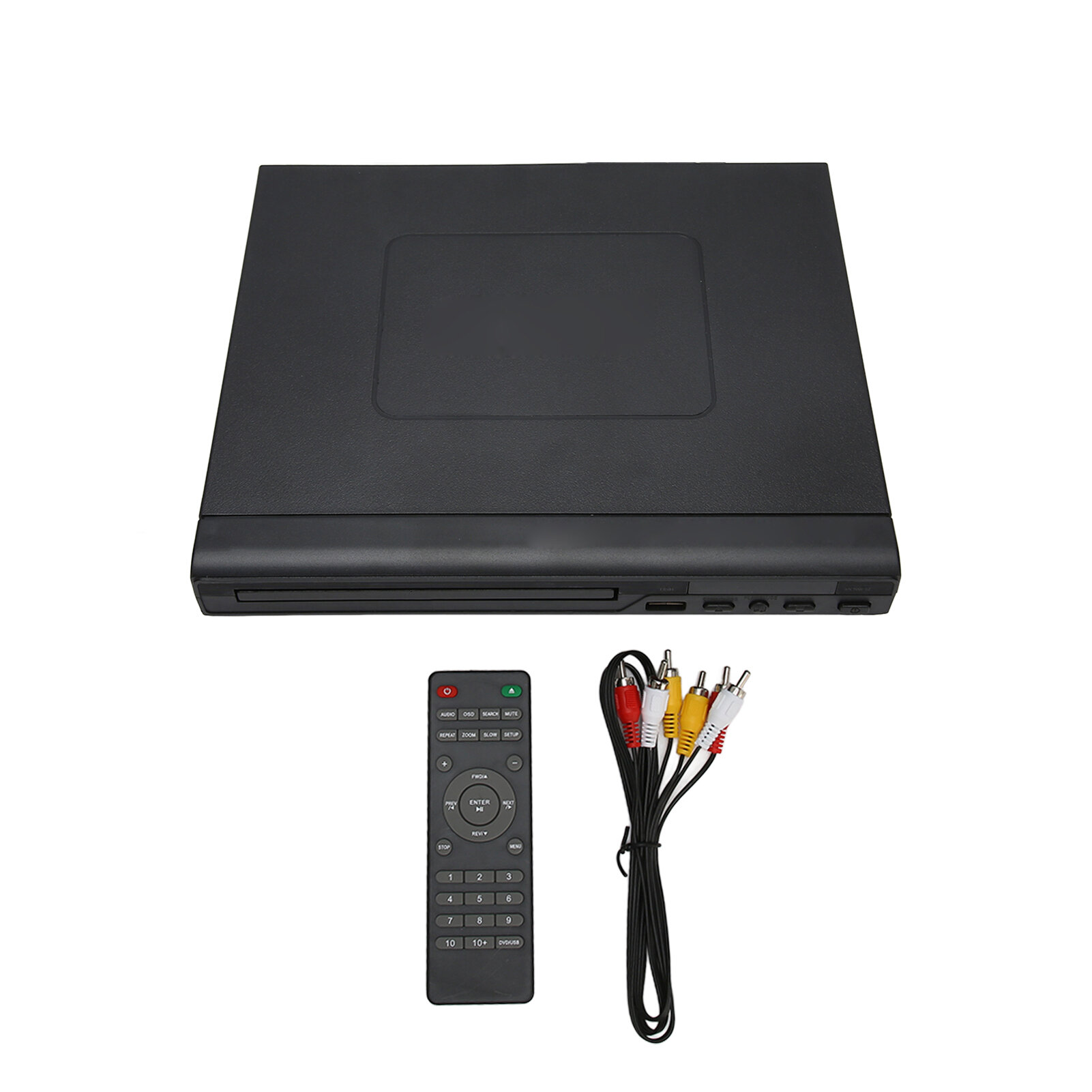 Мини-DVD-плеер HD со встроенным интерфейсом PAL/NTSC, USB 2.0, пультом дистанционного управления, функцией Home CD для телевизора.