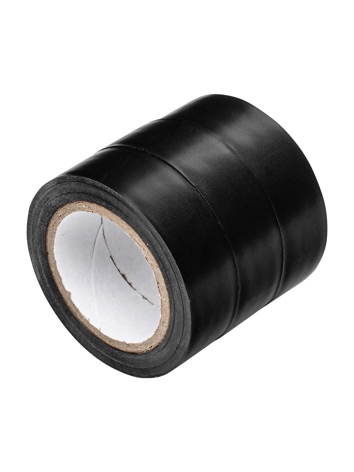 Набор изолент черных ПВХ Matrix, 3 шт 19ммх10м, 150 мкм, 5000В, нетоксичный акриловый клей и биоразлагаемые втулки 88857