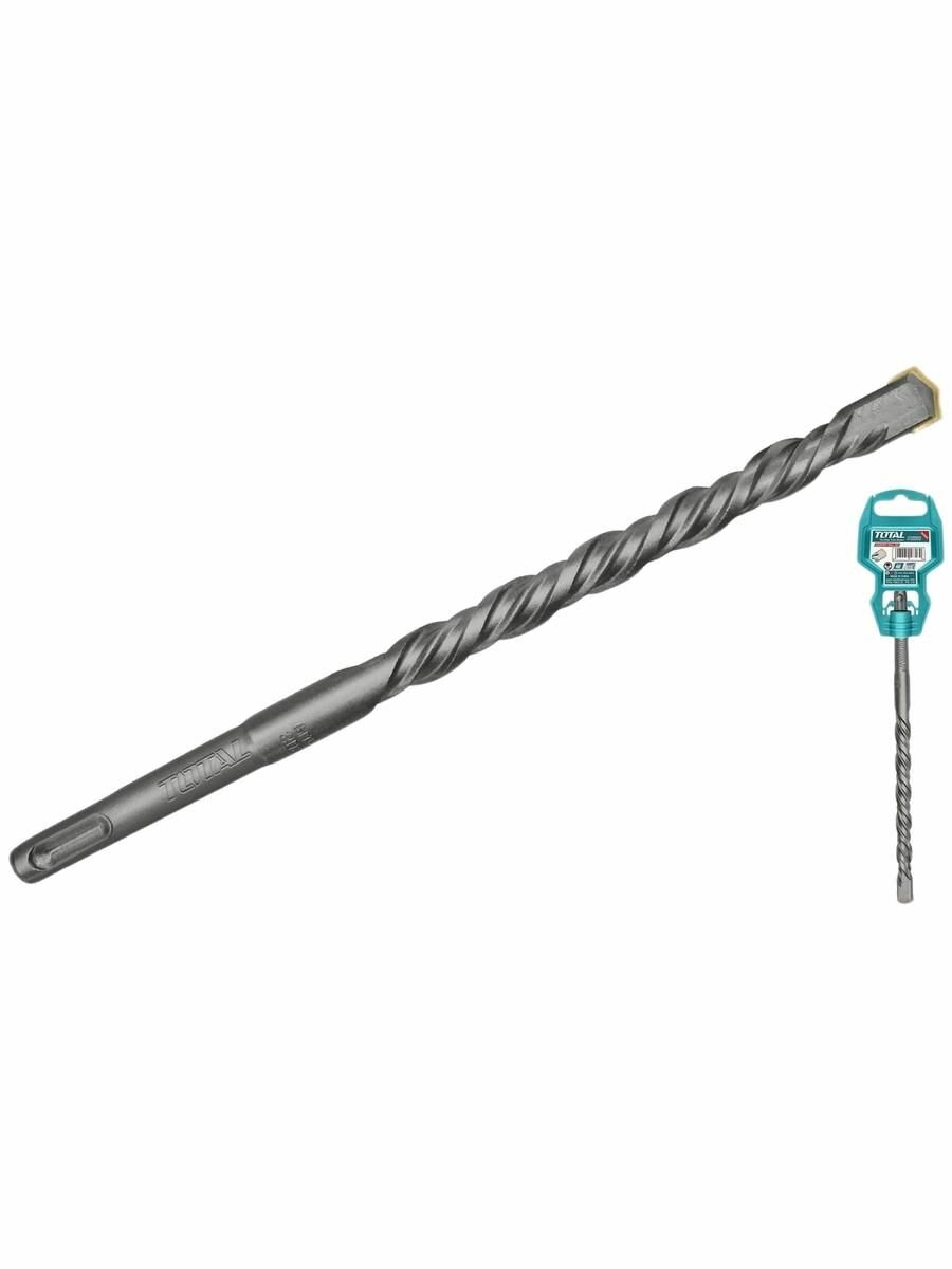 Бур по бетону, кирпичу, 18х600 мм, SDS- Plus TOTAL TAC311805,