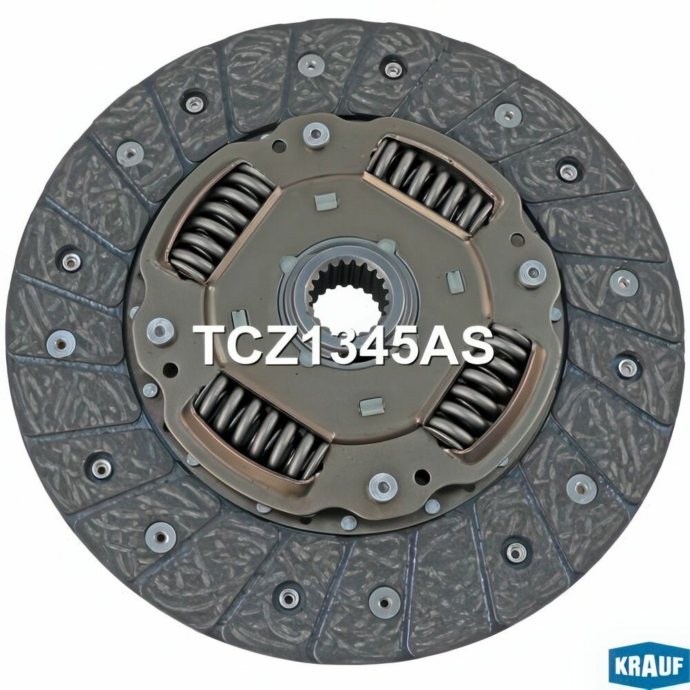 Диск сцепления ведомый, для Хендай Солярис, КИА Сид Рио арт TCZ1345AS
