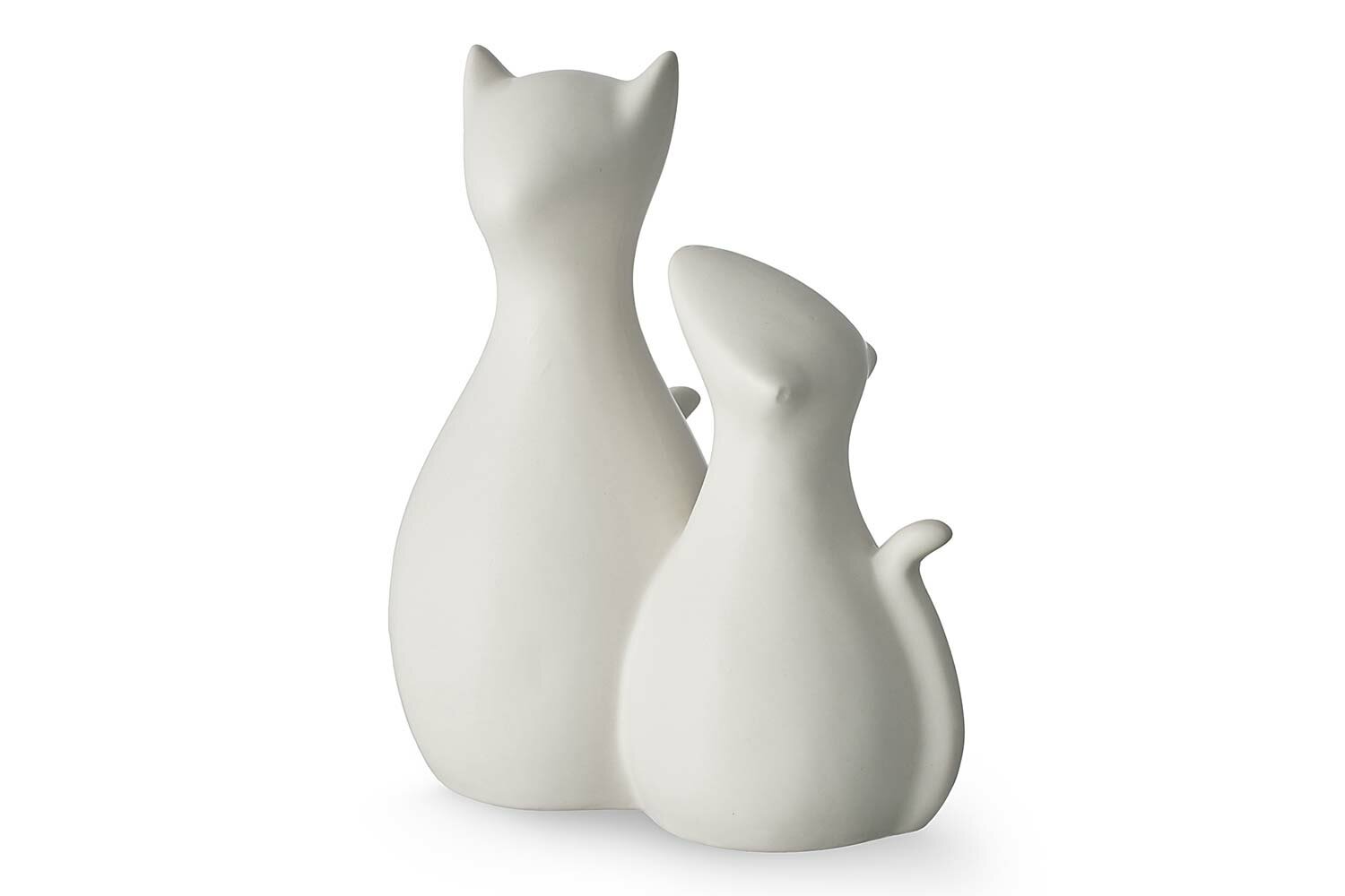 Декоративная фигурка кота 13x16.5x9 см - стильная интерьерная миниатюра для дома