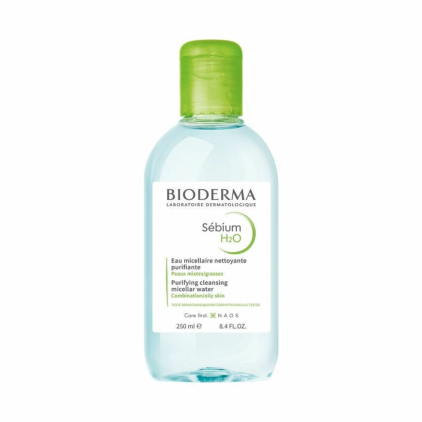 Биодерма Себиум (Bioderma Sebium) H2O Вода мицеллярная очищающая, 250 мл