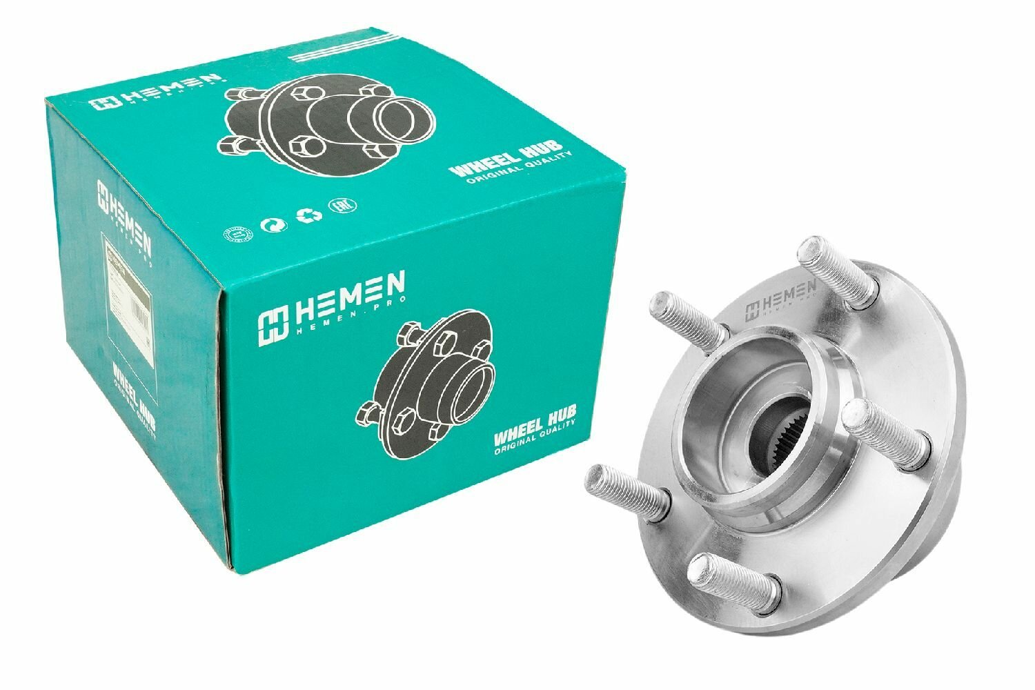 Ступица передняя c подшипником HEMEN Mazda 3 5х114.3 03-09 (HWH076)