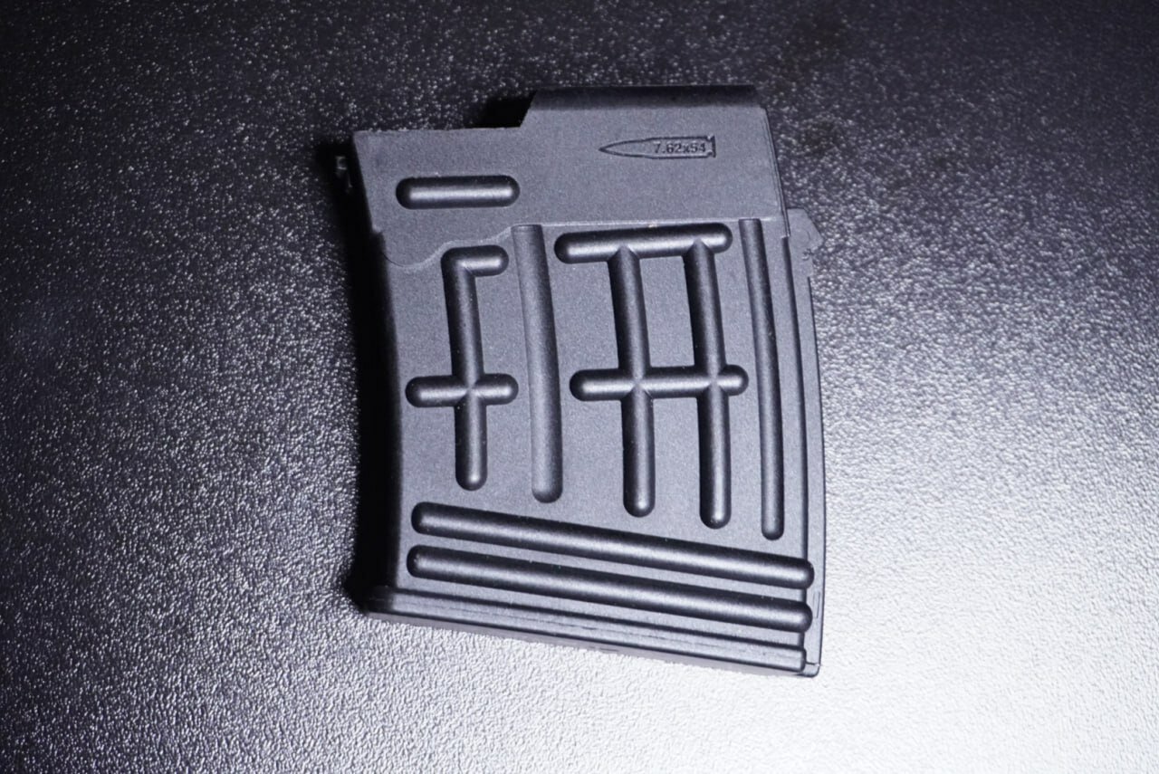 Магазин гильзовый к орбиз винтовке SV-D, нейлон (Черный)