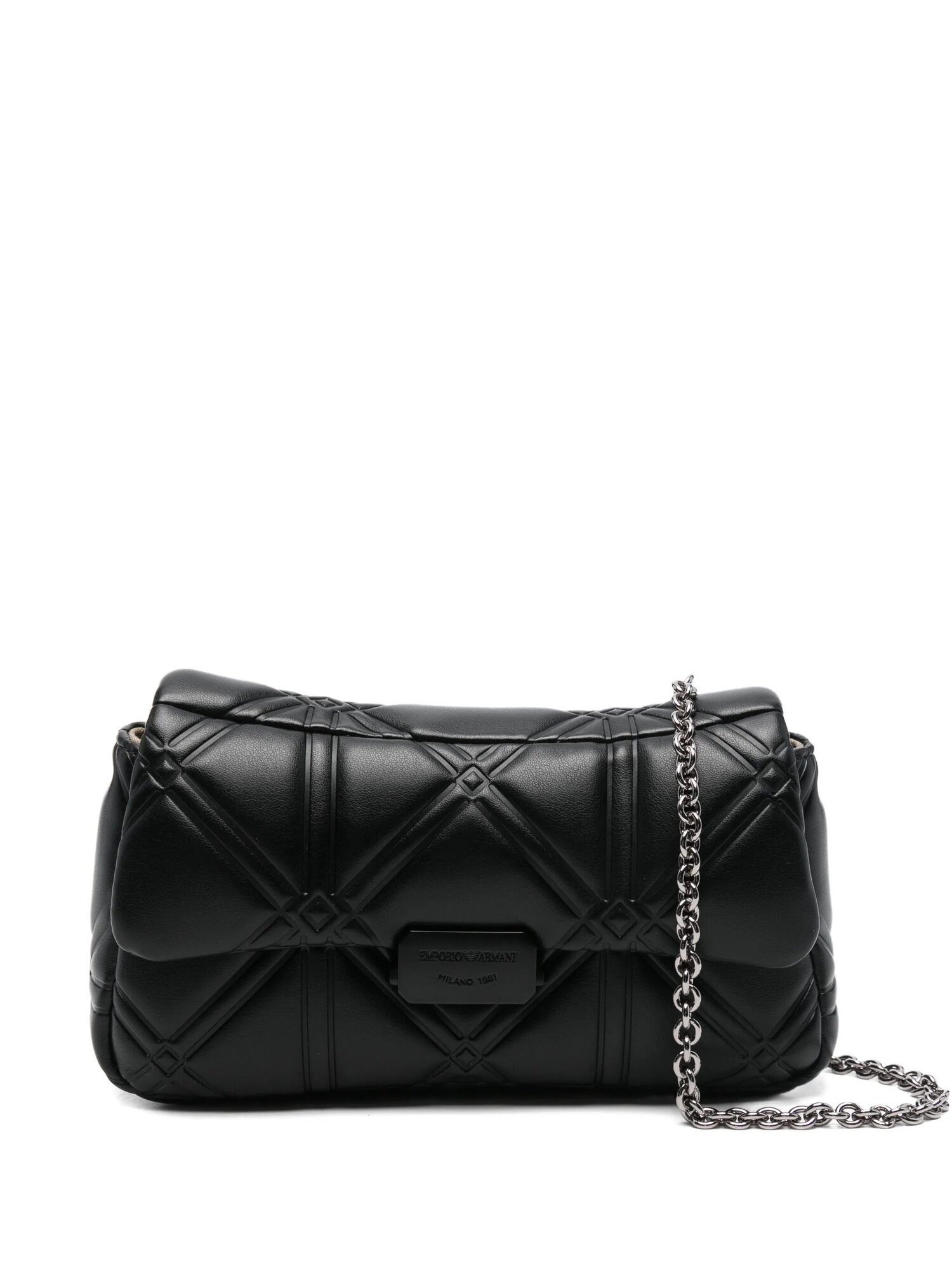 Сумка Quilted chain clutch bag