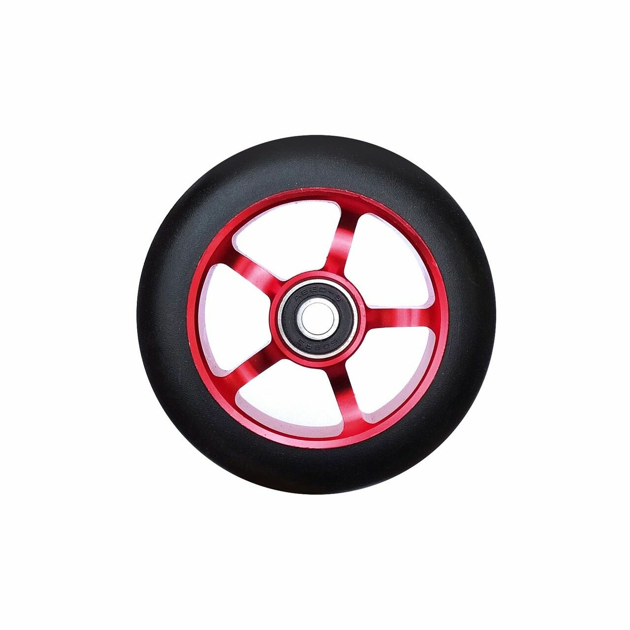 Колеса трюкового самоката Comiron 100 мм. Alu Abec-9 Black/Red