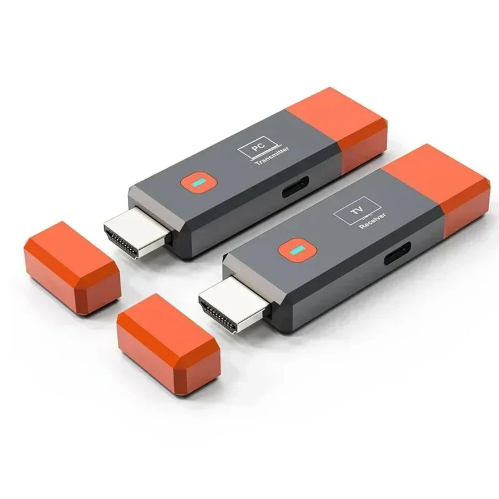 Беспроводной HDMI-удлинитель 1080P 50M, видеопередатчик, приемник, адаптер, TV Stick, адаптер для камеры, ноутбука, ПК, телевизора, монитора, проектора