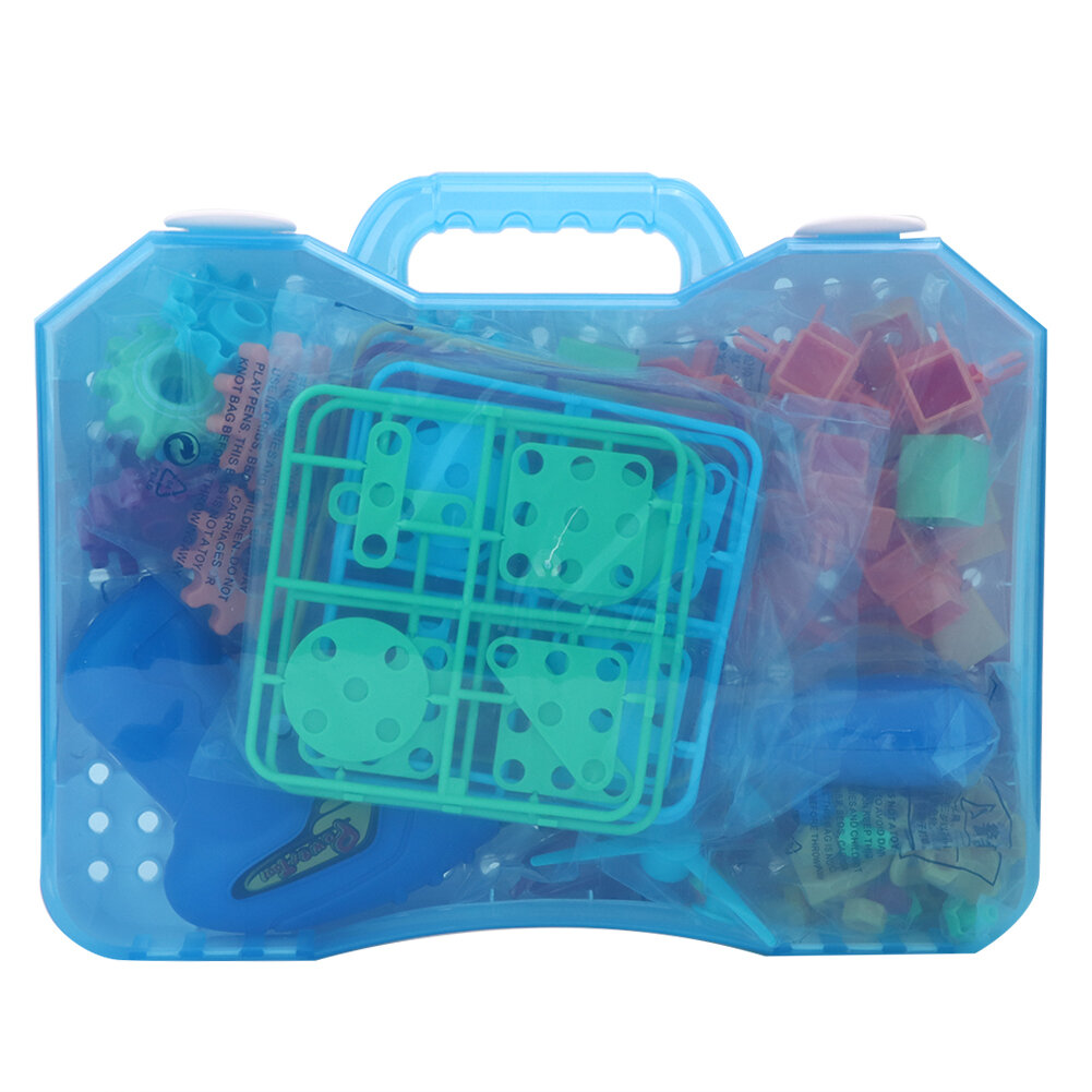 Интересные дети DIY Сборка сборочная головоломка Toy Wint Wint Toys Kid Gift190pcs