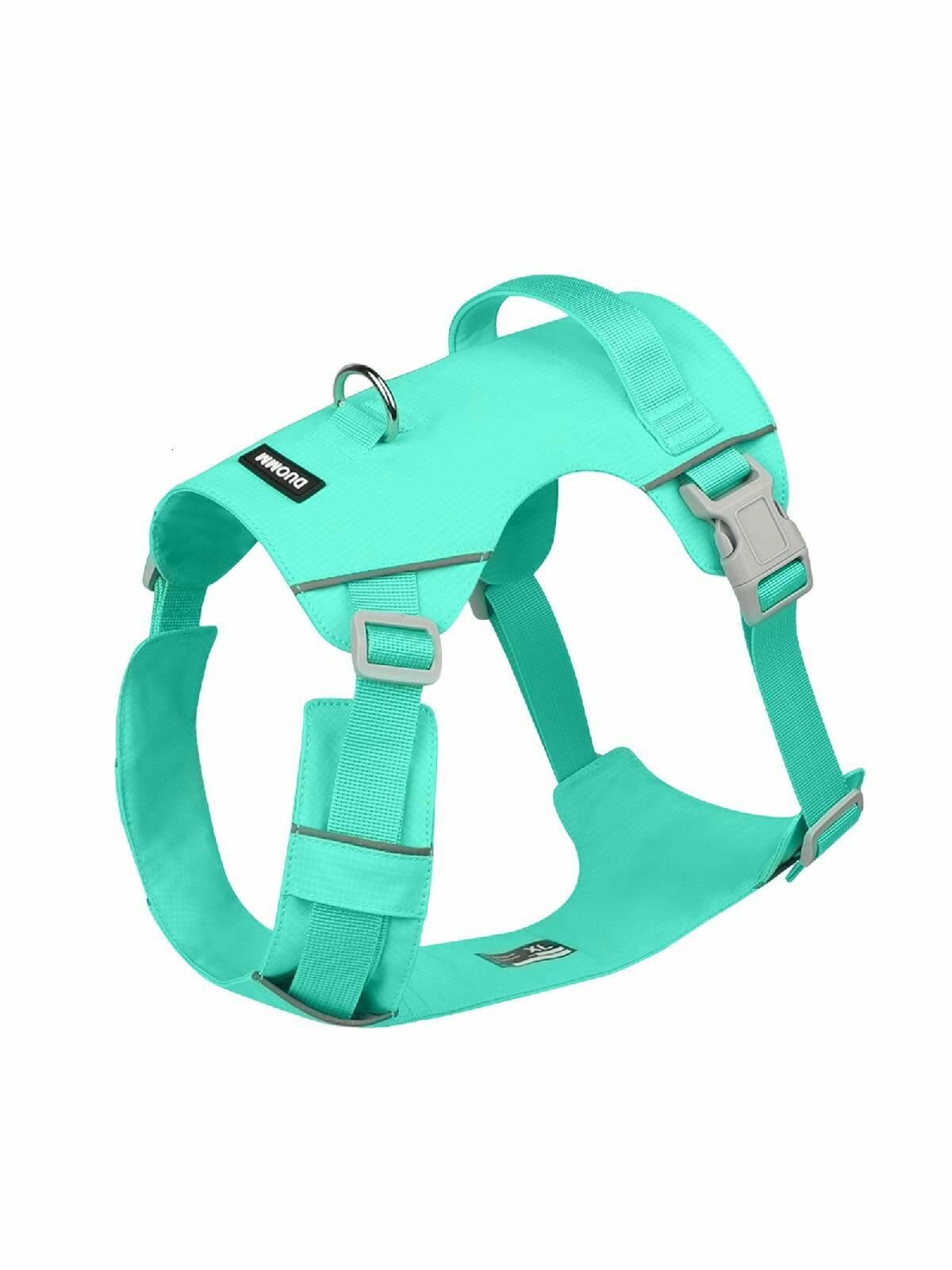 Фурнитура для ошейников и поводков, Светоотражающие элементы на груди и спине для собак-зеленый-L