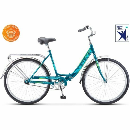 Stels Складной велосипед 26" Pilot 810 C Z012 (рама 19) Морская волна 2025 (М)