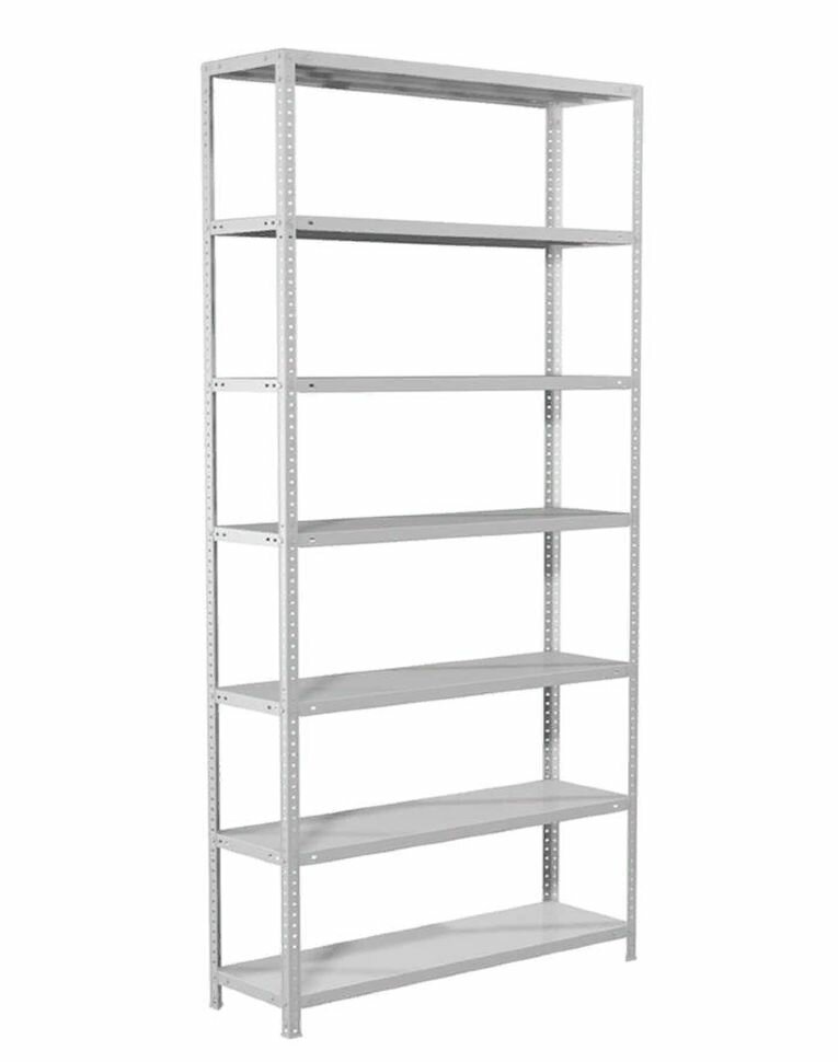 Усиленный стеллаж Практик MS Strong 2200х1200х800 7 полок (для школы, фондохранилища, кладовки, 150 кг на полку, 750 кг на секцию)