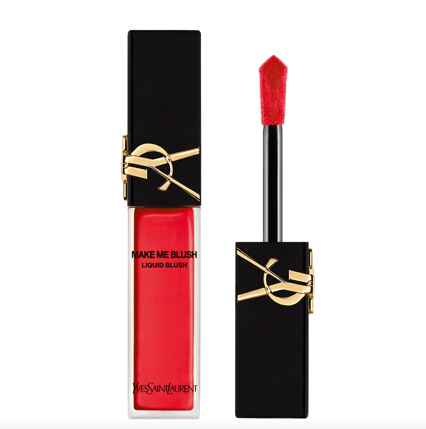 Жидкие румяна YVES SAINT LAURENT Make Me Blush 15 мл | Эффект свежести | Тон 15 Chili Crush