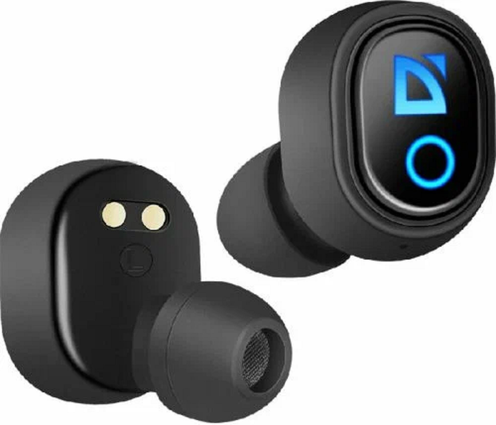 Гарнитура Bluetooth Defender TWINS 639 63639 black, Bluetooth 5.0, черный
