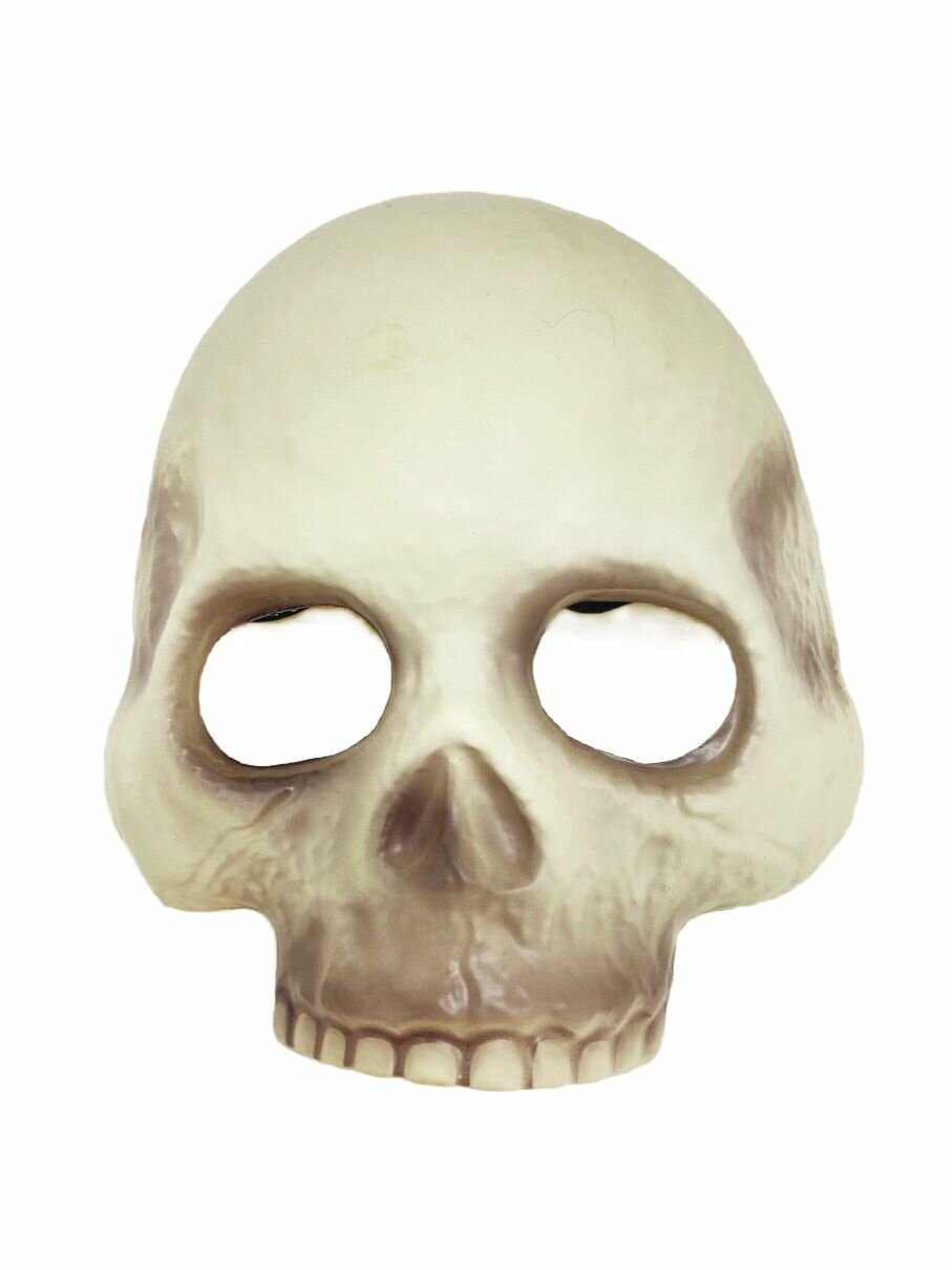 Маска Череп серый пласт.