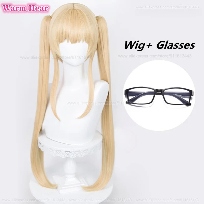 Синтетический парик Eriri Spencer Sawamura золотисто-желтый Wig And Glasses
