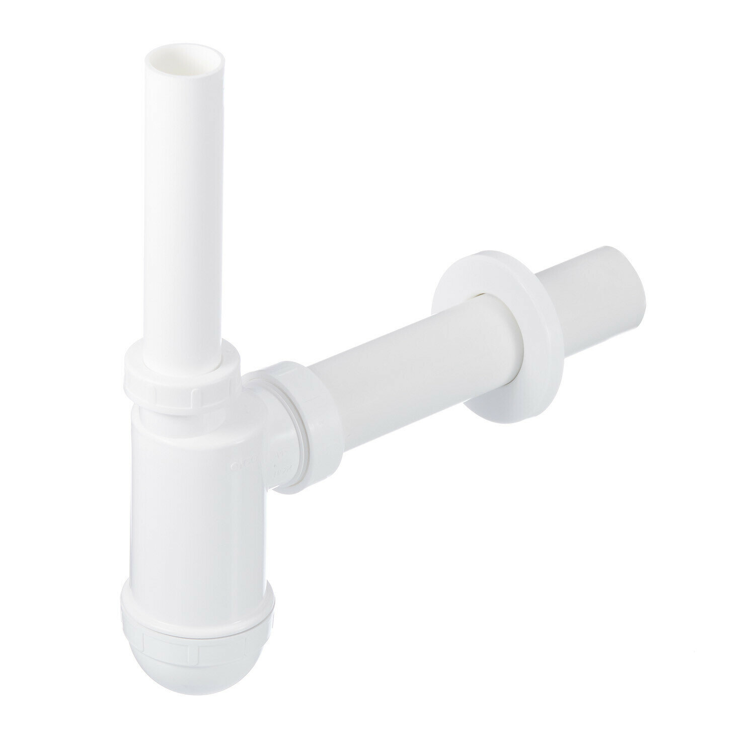 Сифон для раковины Alcadrain 1 1/4х40 мм без выпуска белый A43/AG210522140