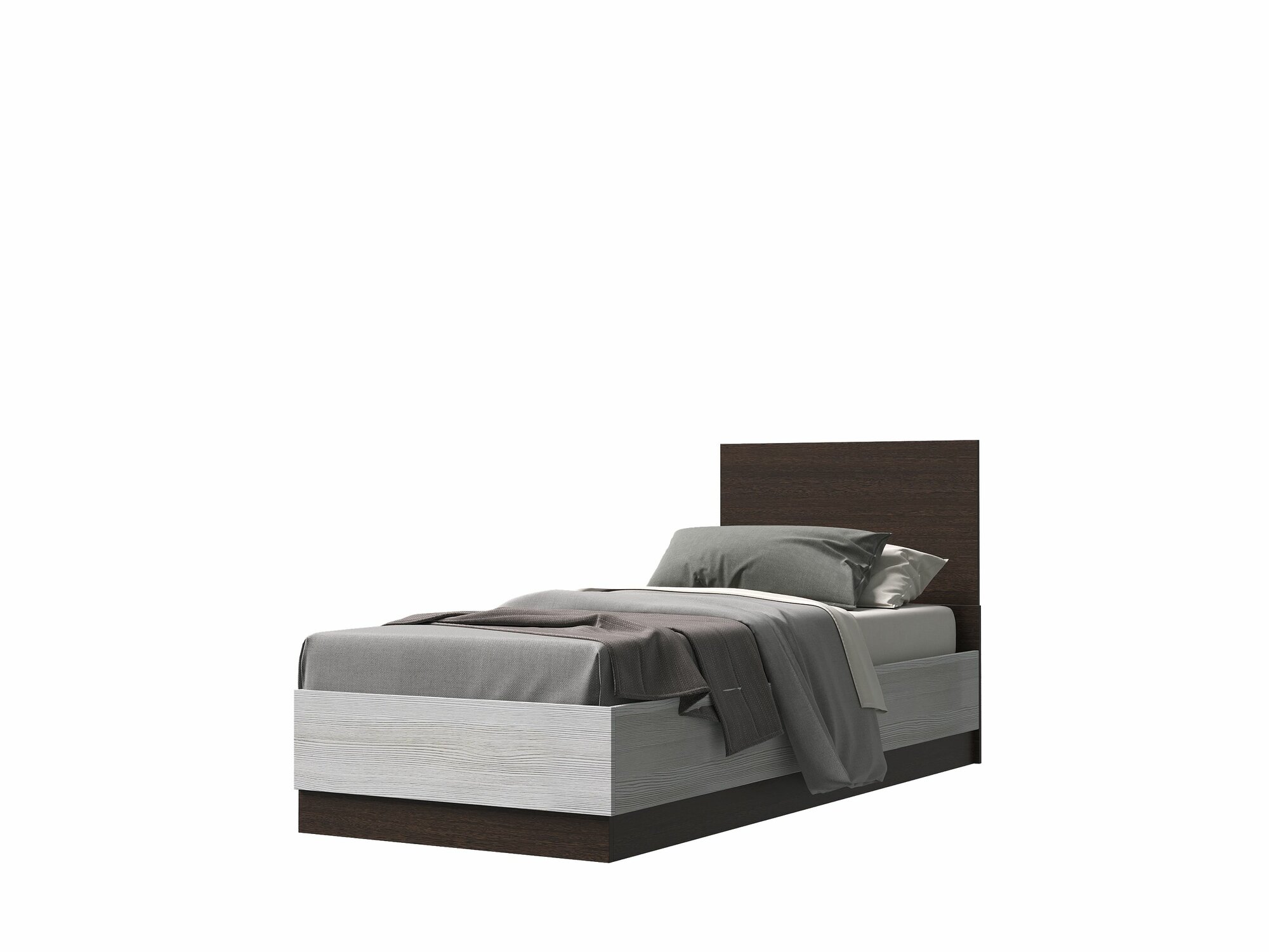 Кровать адель 0,8 Венге-Лоредо + Настил для кроватей 0,8 (Эра)