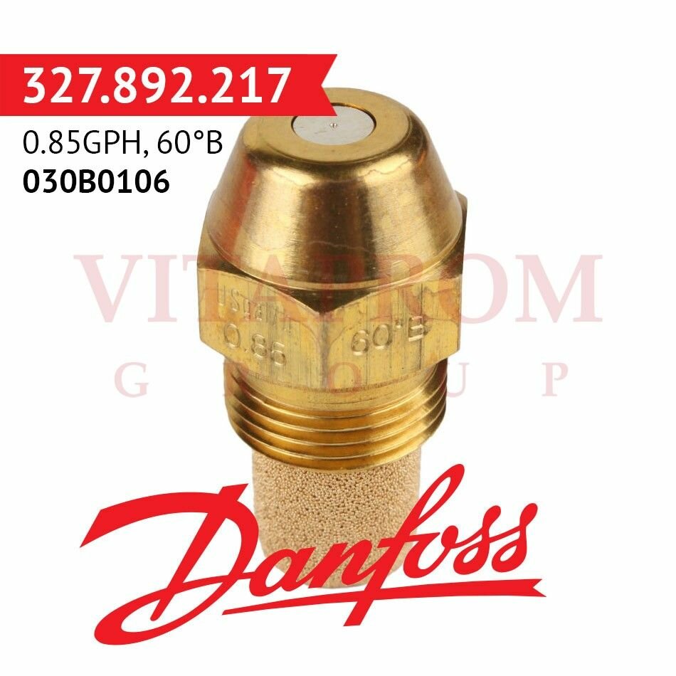 Форсунка Danfoss 0.85GPH, 60B, 030B0106 — фото 1