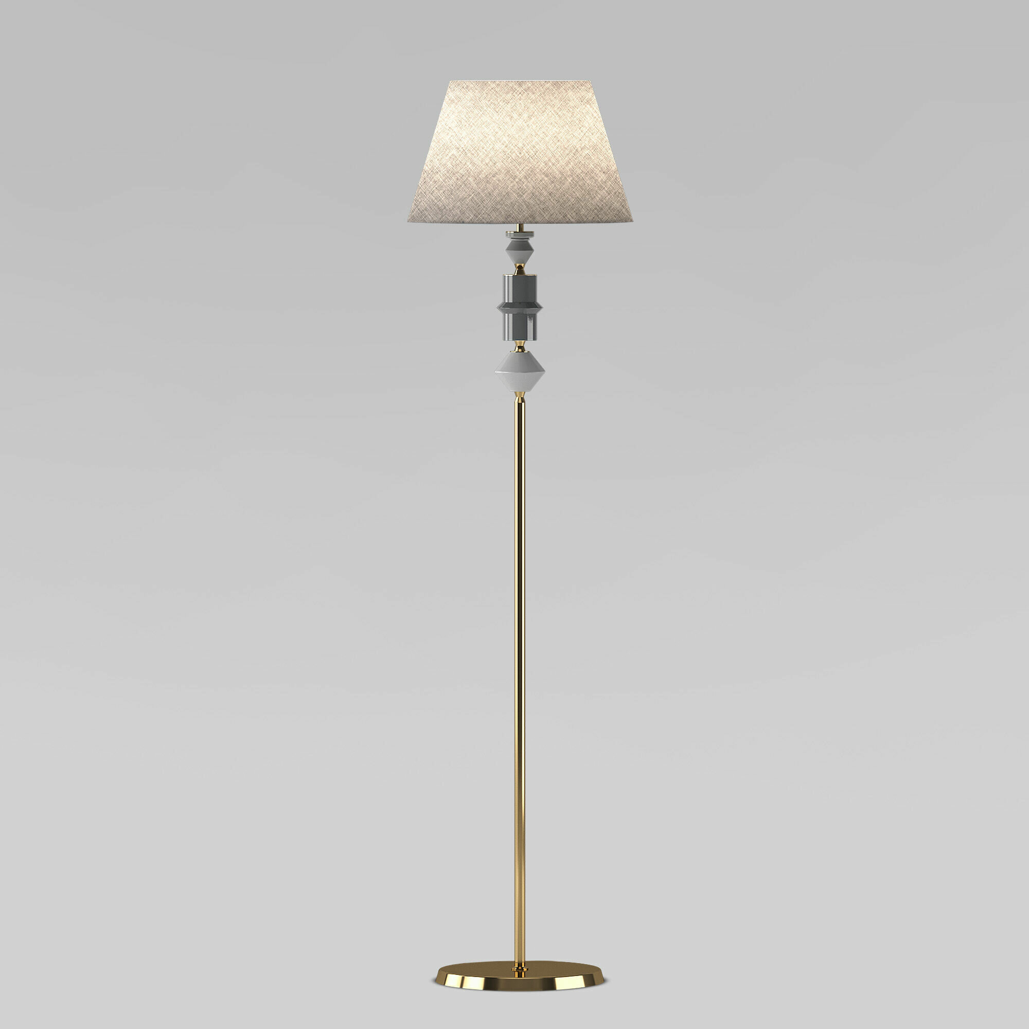 Торшер / Напольный светильник Eurosvet Olaria 109012, 60 Вт, E27, латунь