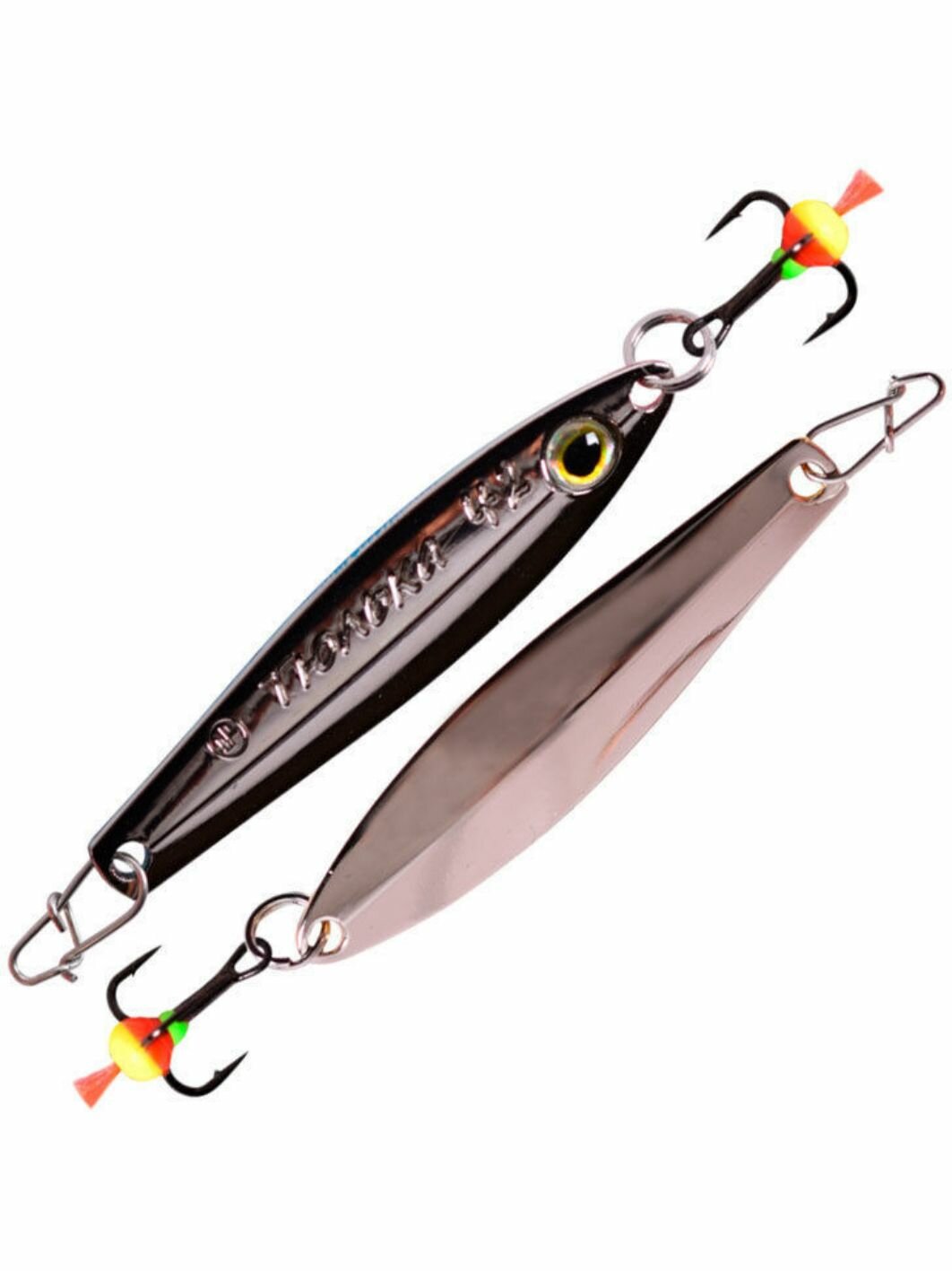 Блесна вертикальная ECOPRO Тюлька, 60 мм, 11 гр, цвет S