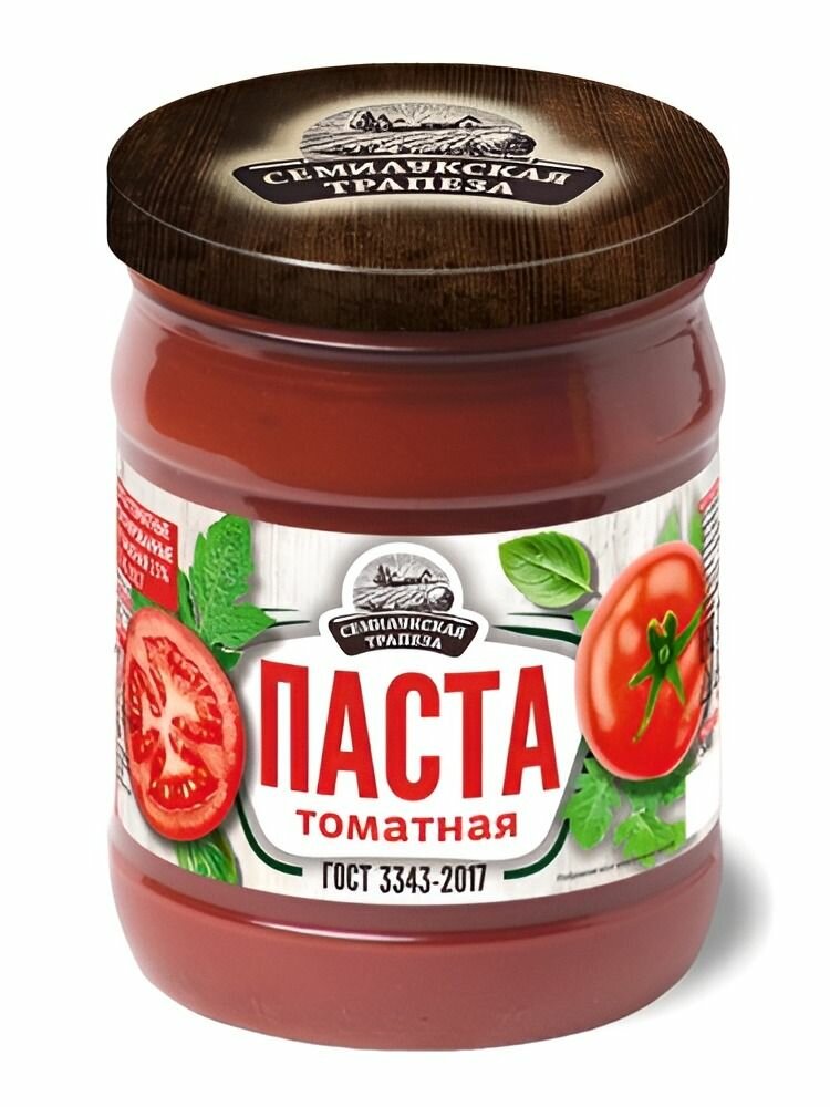 Семилукская трапеза Томатная паста, 500 грамм, 1 банка
