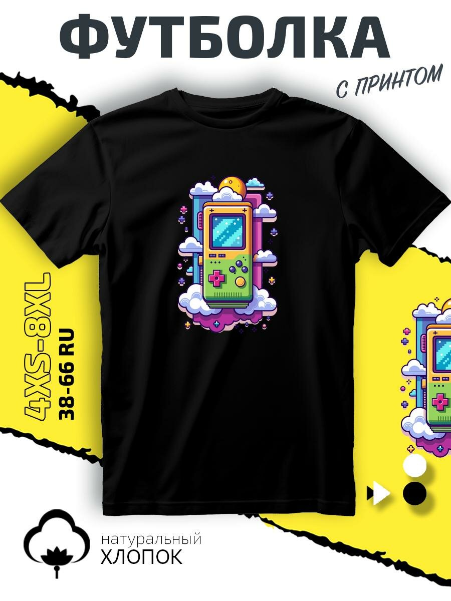 Футболка Ретро Игровая Приставка Cartoon
