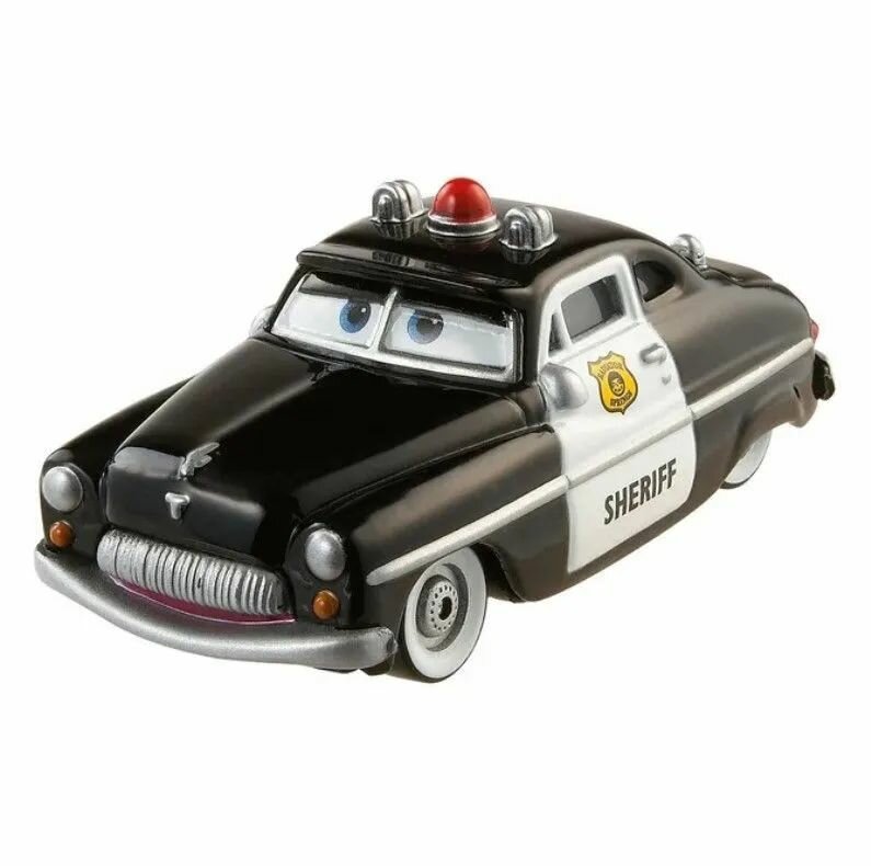 Коллекционная металлическая литая машинка из мультфильма "Тачки" (Cars) Шериф Радиатор Спрингс