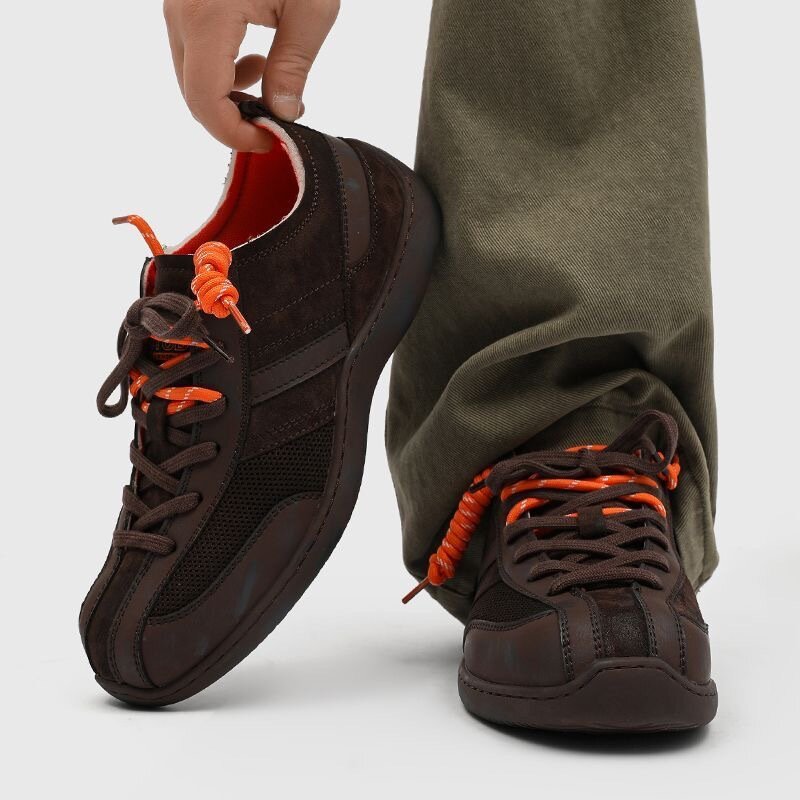 LUO Обувь мужская Зимняя для мужчин Черная обувь нагретая/Brown