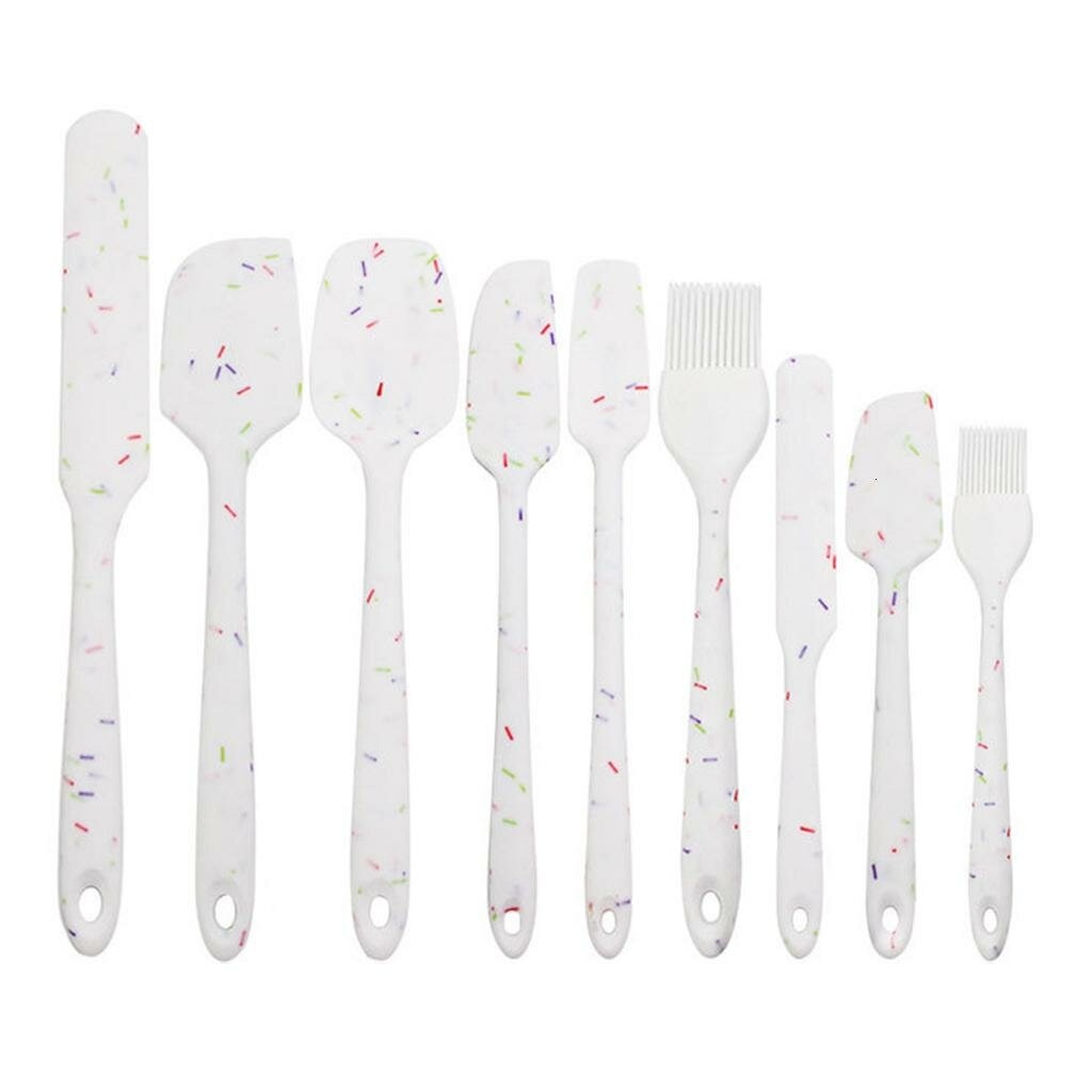 Набор силиконовых лопаток для выпечки, набор из 9 частей