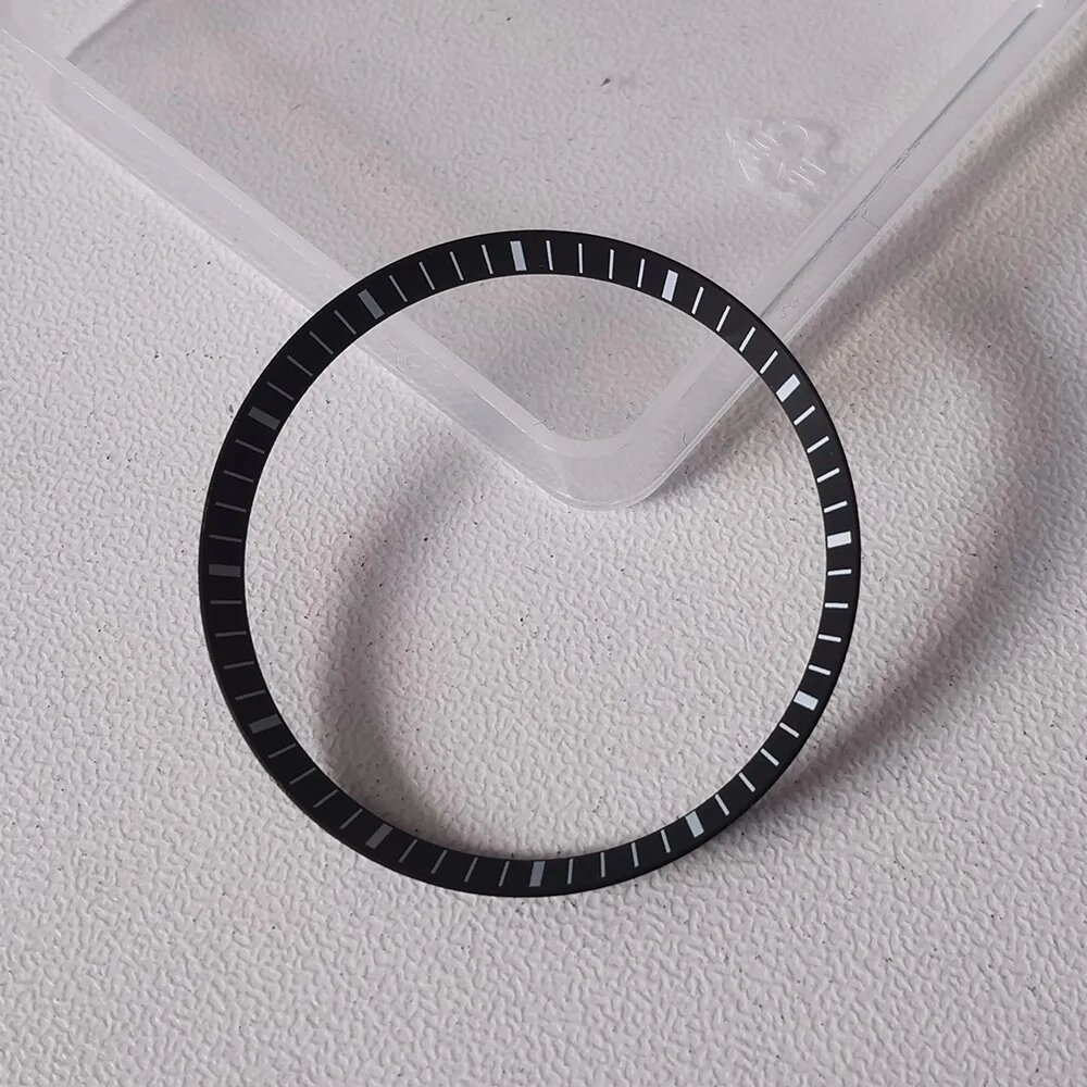 Латунное кольцо для часов TOMANY 30,5*27,5 мм для SKX007 SRPD NH35 NH36 Black A