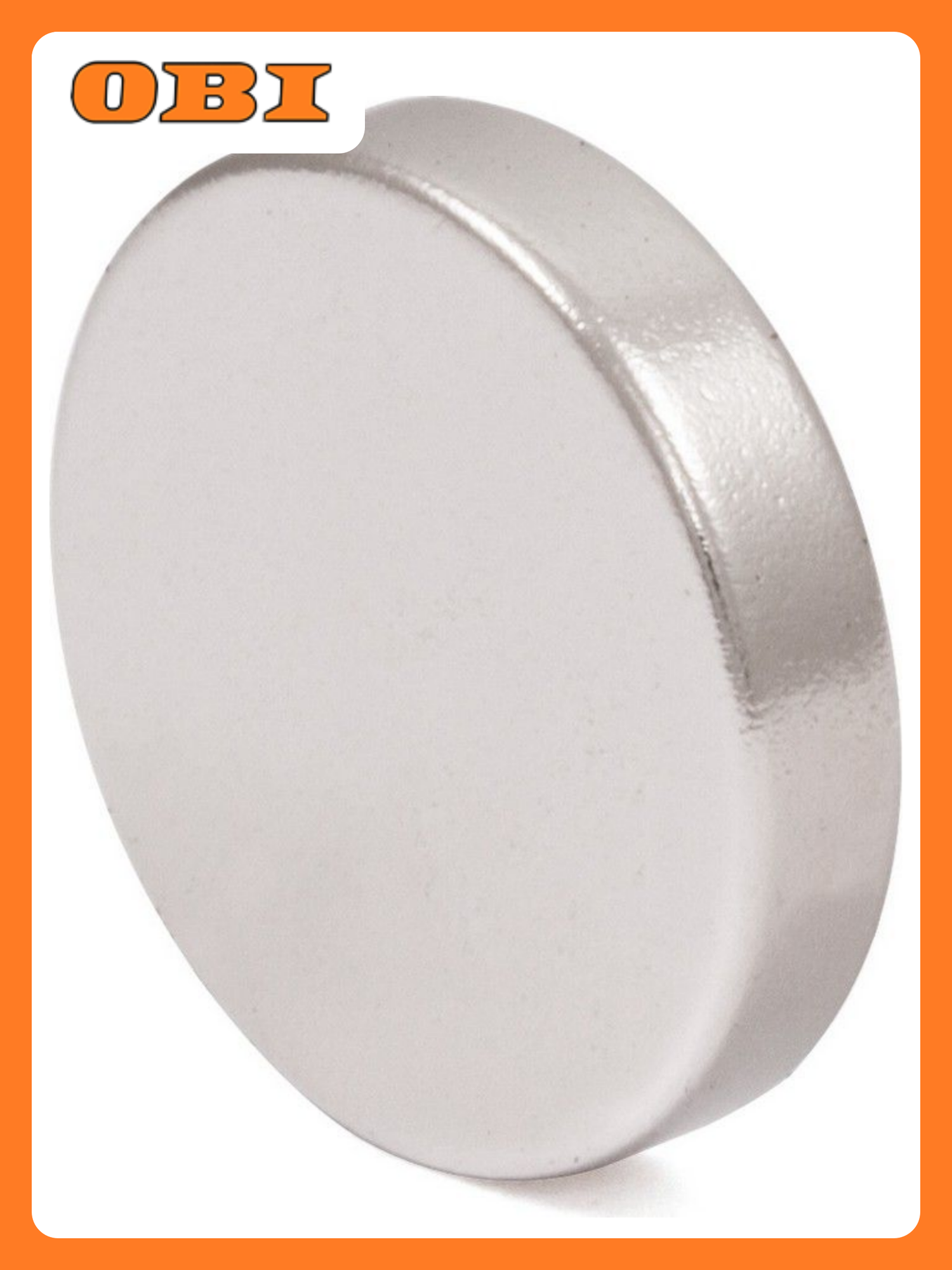 Неодимовые магниты Forceberg, 6x1 мм, 30шт, плоские, серебристые