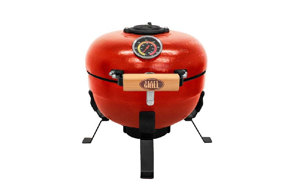 Керамический гриль TRAVELLER SG12 PRO T, 30,5 см / 12 дюймов (красный), Start Grill