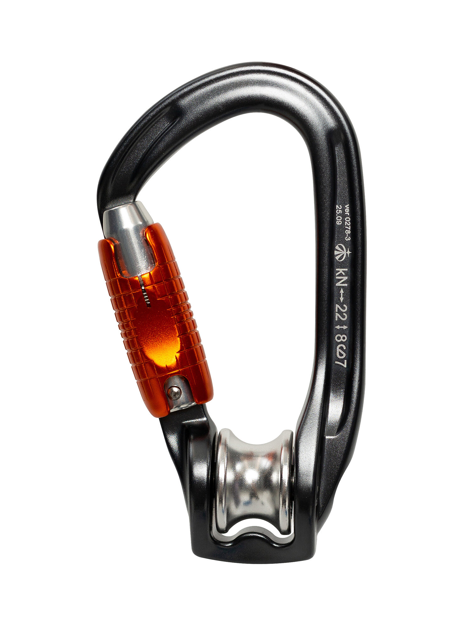 Карабин с роликом "Рок-н-ролл" трехтактный. Вертикаль, ICE ROCK