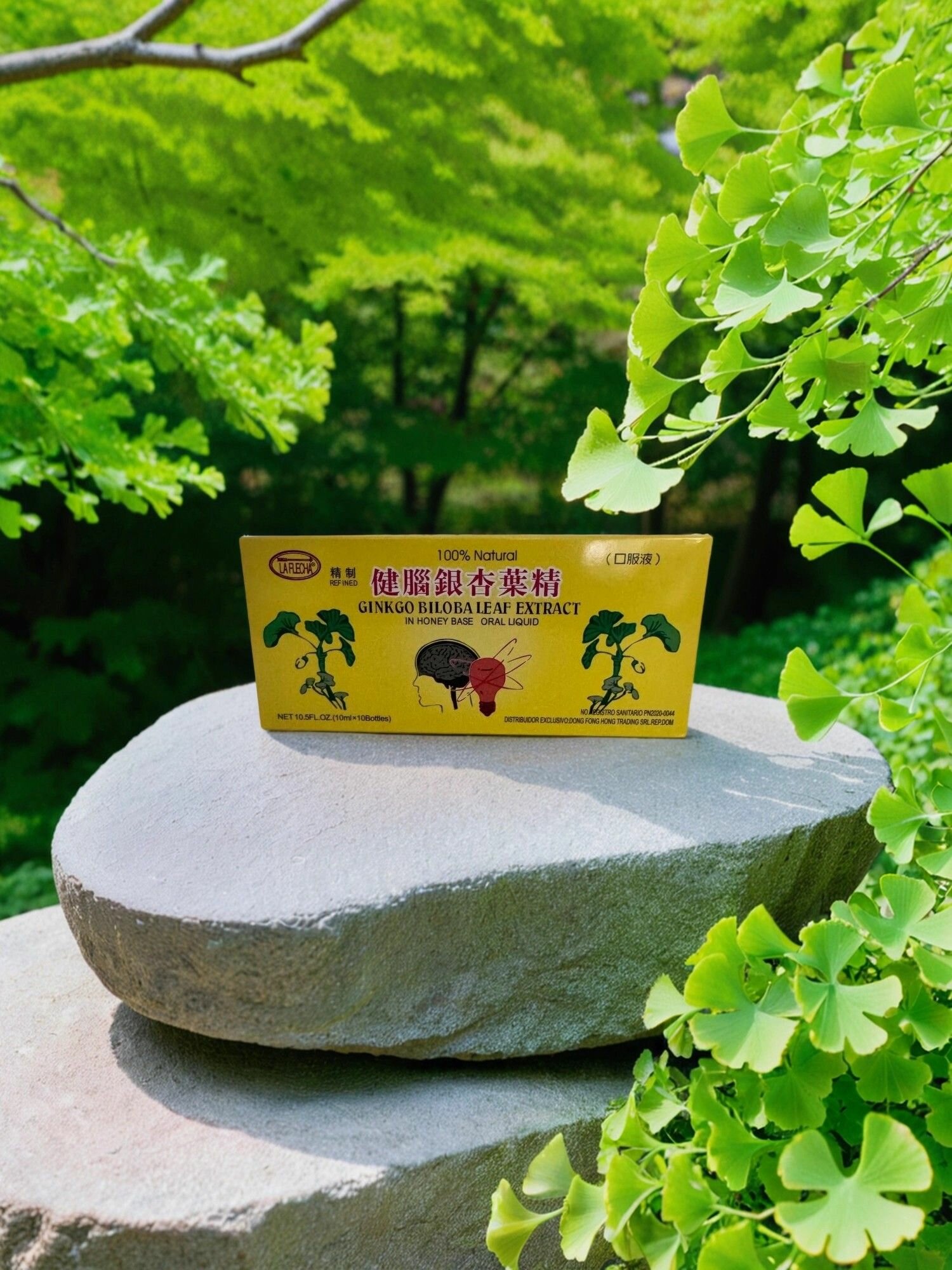 Натуральный экстракт Гинко Билоба, 10 флаконов по 10 мл