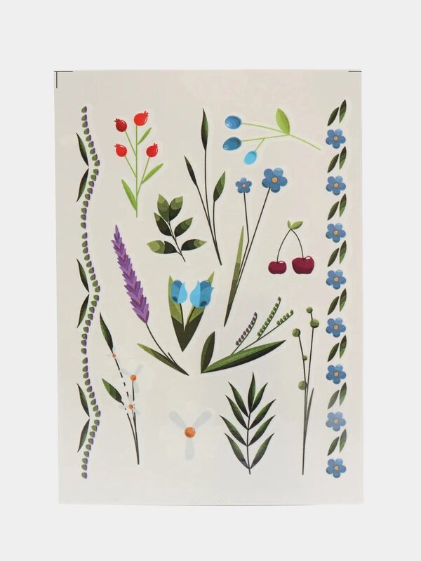 Переводные мини-тату MIMITOO "Растения"