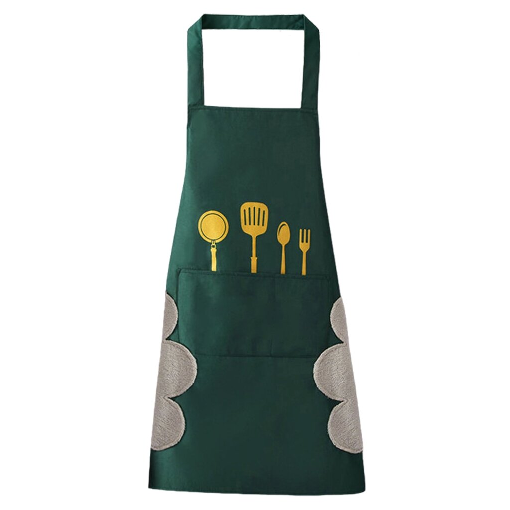 Легко протираемый фартук из ПВХ, водостойкий для защиты от разливов масла, Одежда для приготовления пищи на кухне