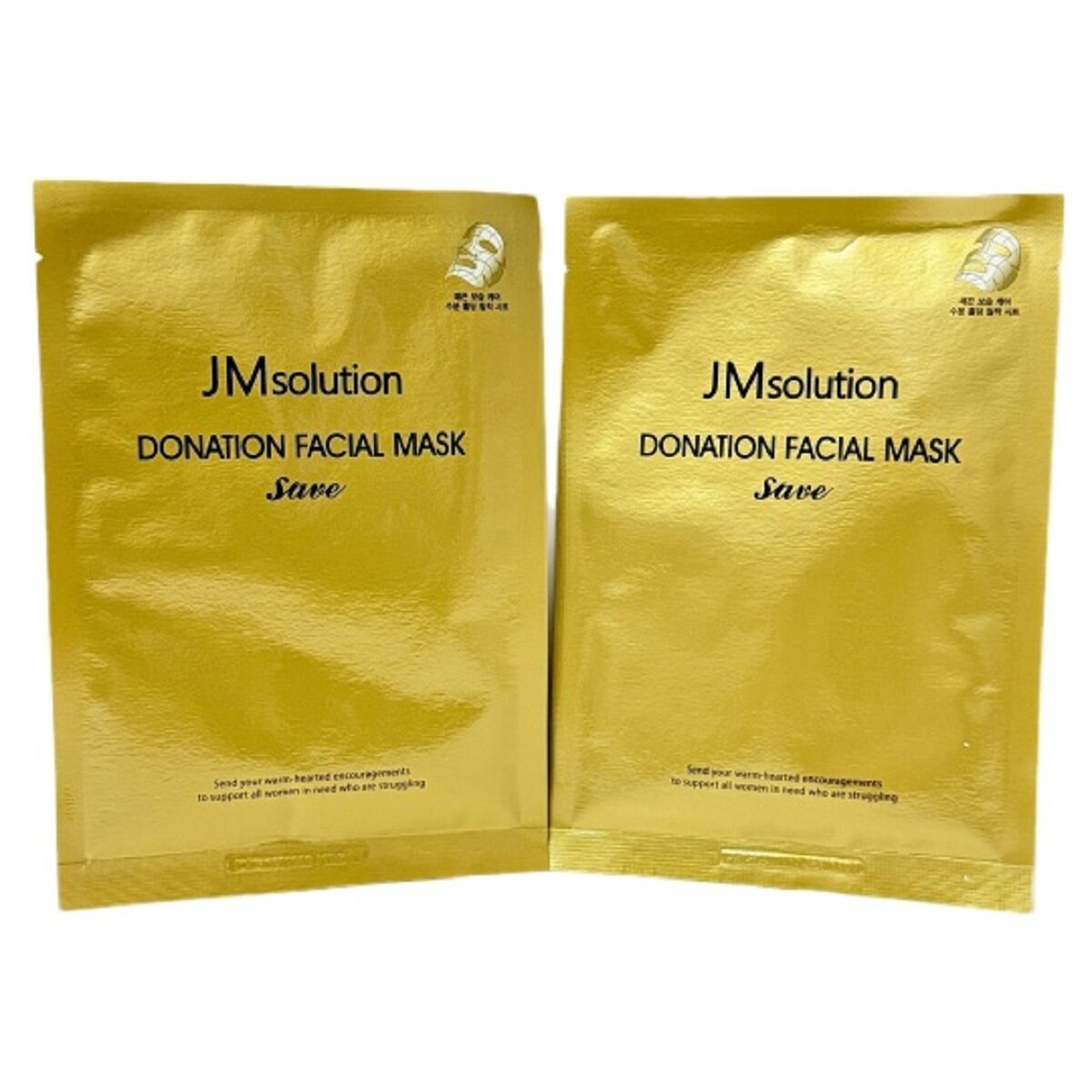 JMsolution Укрепляющая тканевая маска с пептидами (2шт) Donation Facial Mask Save
