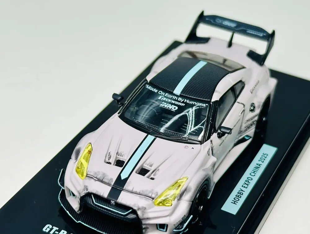 Машинка INNO 1:64 TOP SECRET Nissan BNR32 GT-R 650R модельки машин металлические