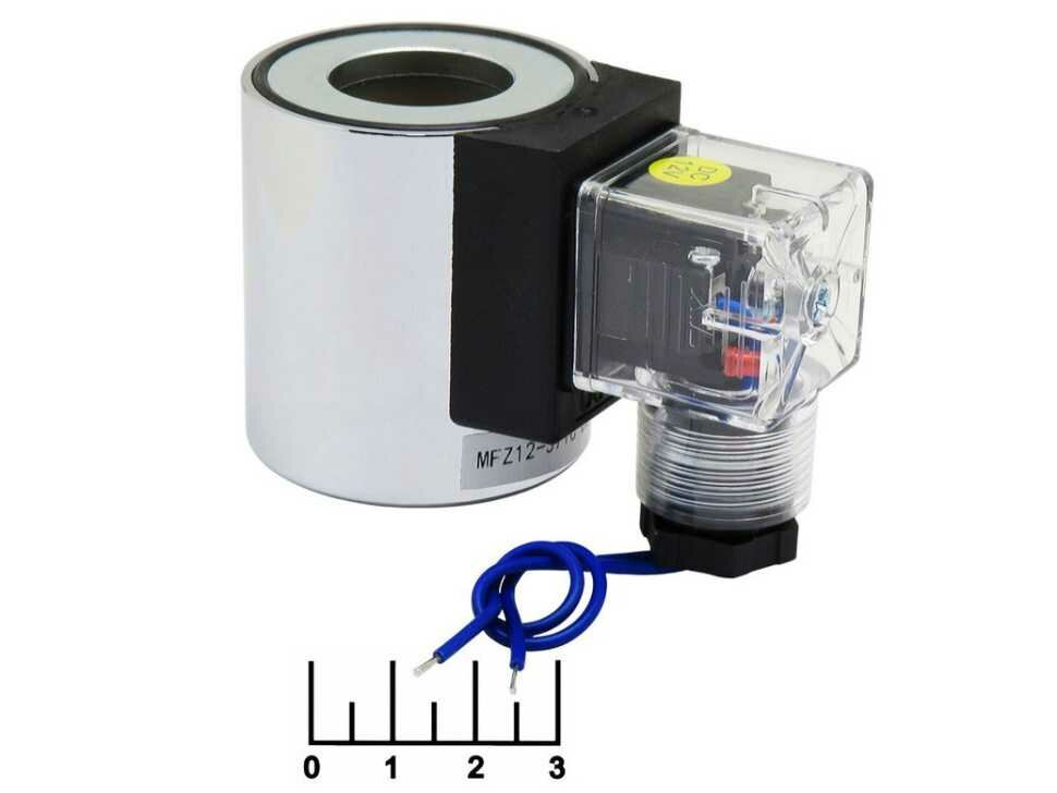 Соленоид =12V 30W (MFZ12-37YC) + разъем d-23/23 с проводом