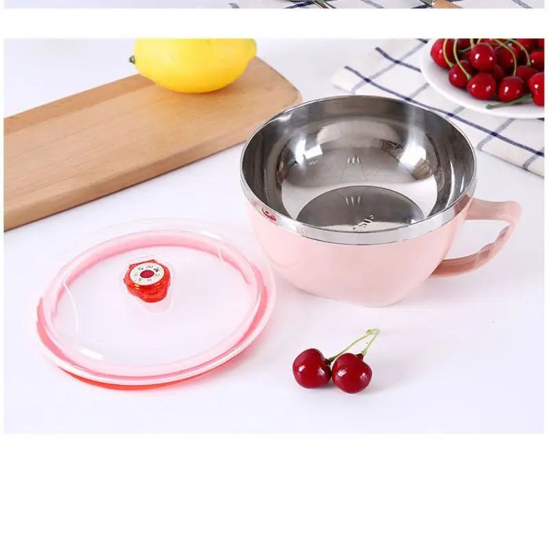 Миска светло-розовая универсальная для праздника и повседневного использования, размер 15.5x15.5 см