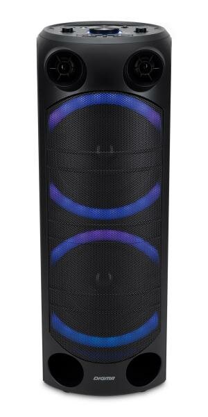 Минисистема Digma D-MC1720 черный 80Вт FM USB BT micro SD