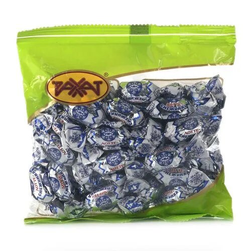 Карамель Рахат Снежинка, дой-пак, 1кг, без ГМО, морозная свежесть