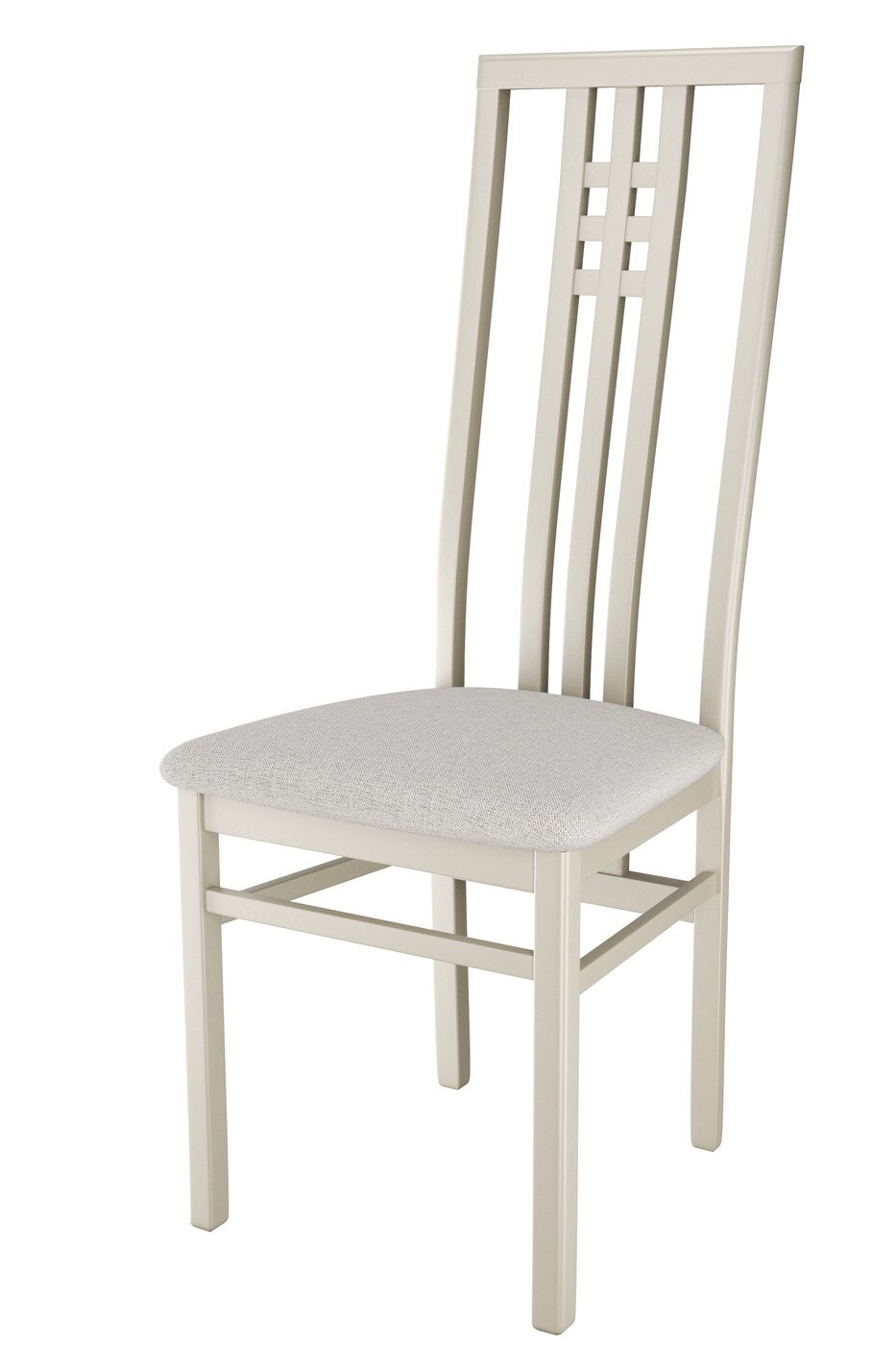 Стул Скала для кухни деревянный высокий со спинкой, с мягкой сидушкой, кухонный, стулья с мягким сиденьем, мебель минимализм, модерн