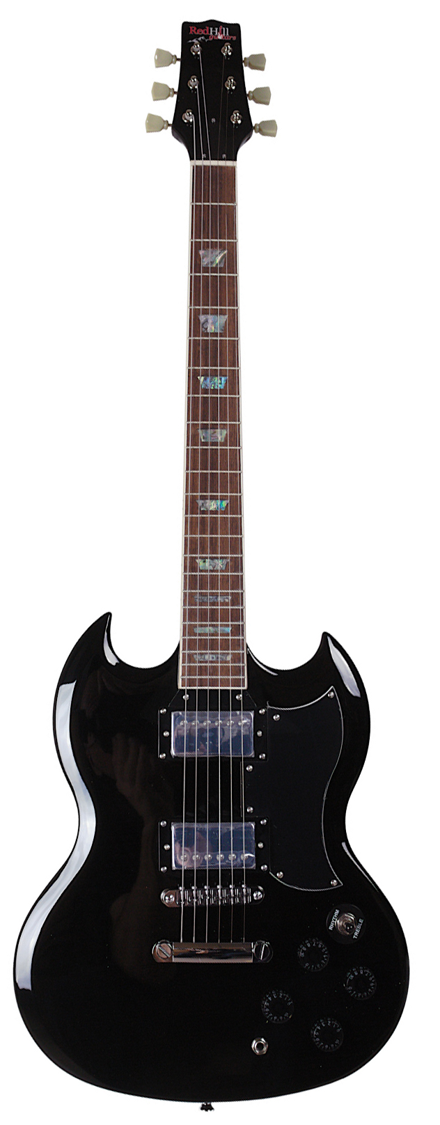 REDHILL SGX200 BK - электрогитара, SG даблкат, H+H, махагон, цвет черный