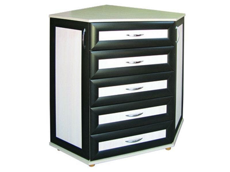 Комод МебельЛэнд24 Оскар 90x45x110 с 5 ящиками
