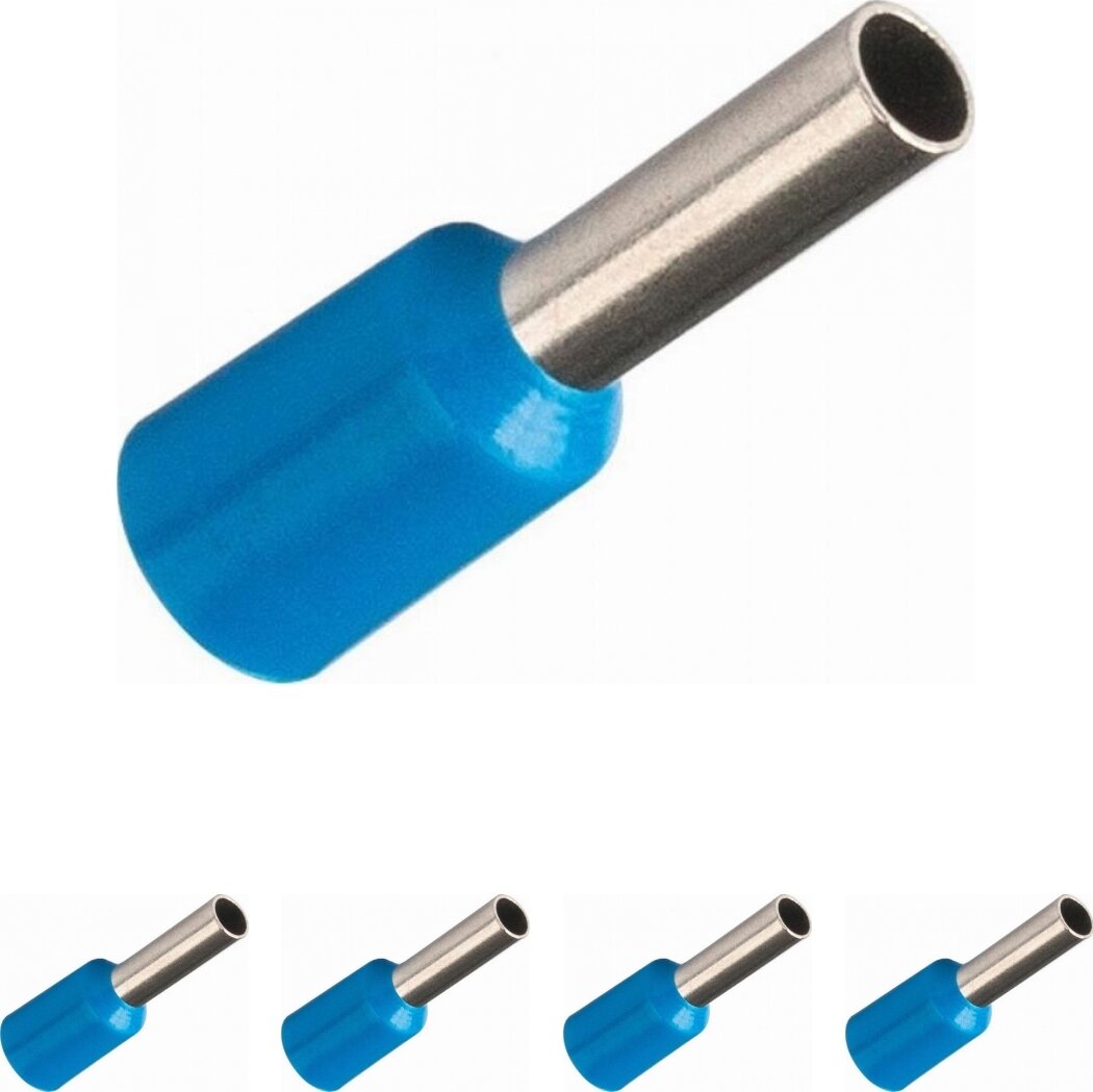 Наконечник-гильза КВТ НШВИ 2.5 мм2 медный луженый (100 шт.) (комплект из 4 уп.)