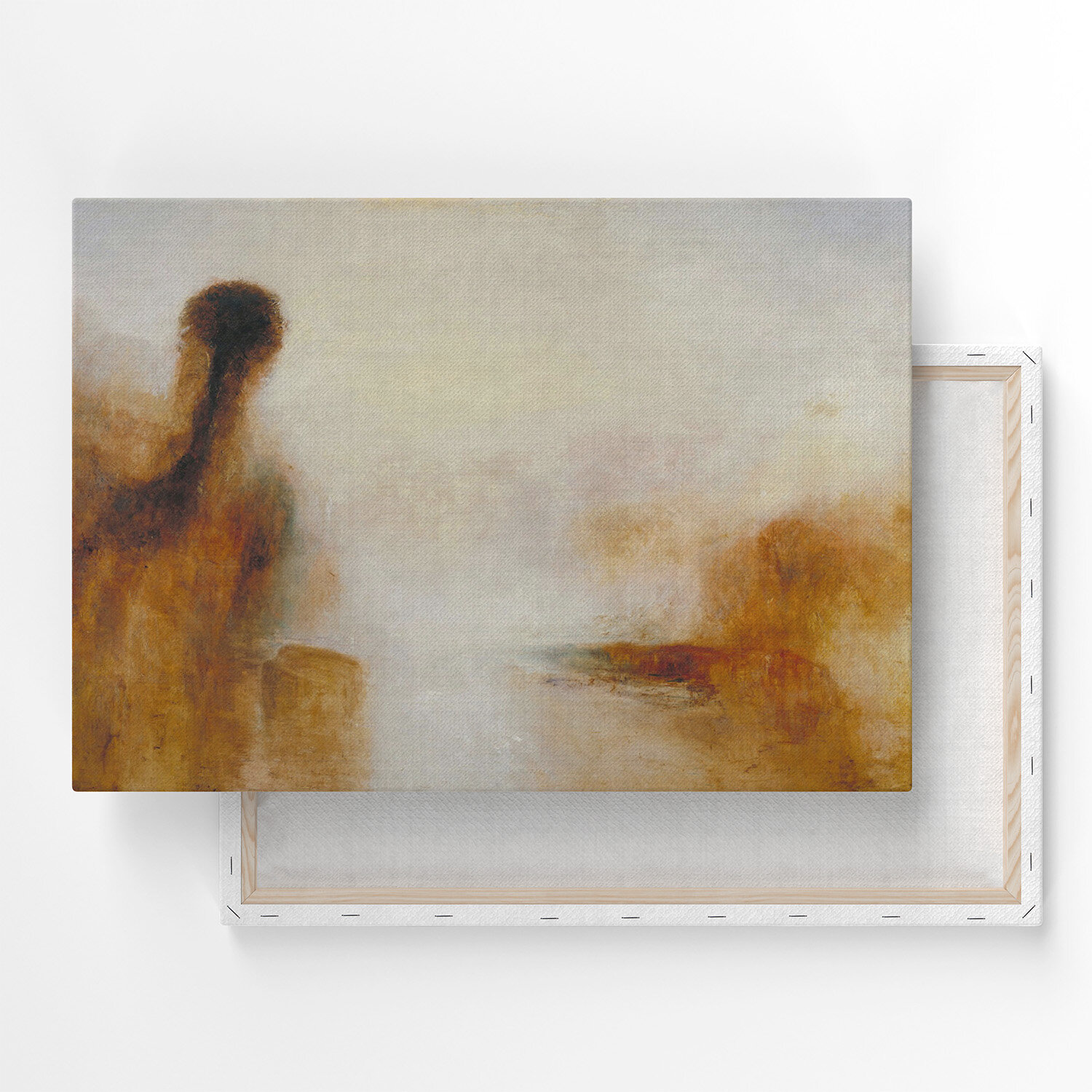Картина на холсте, репродукция / Уильям Тёрнер - Landscape with Water / Размер 30 x 40 см